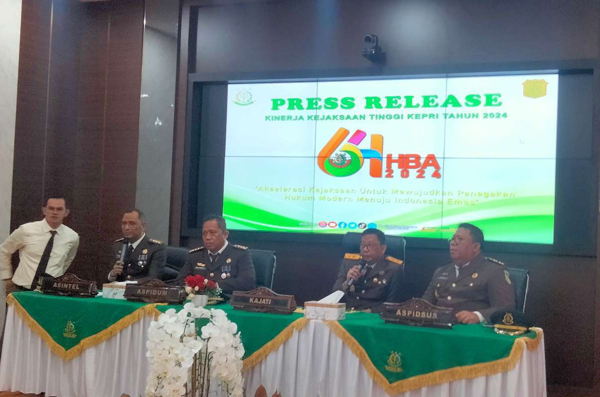 Kejati Kepri Sampaikan Capaian Kinerja Tahun 2024, Sempena HBA ke-64 ...