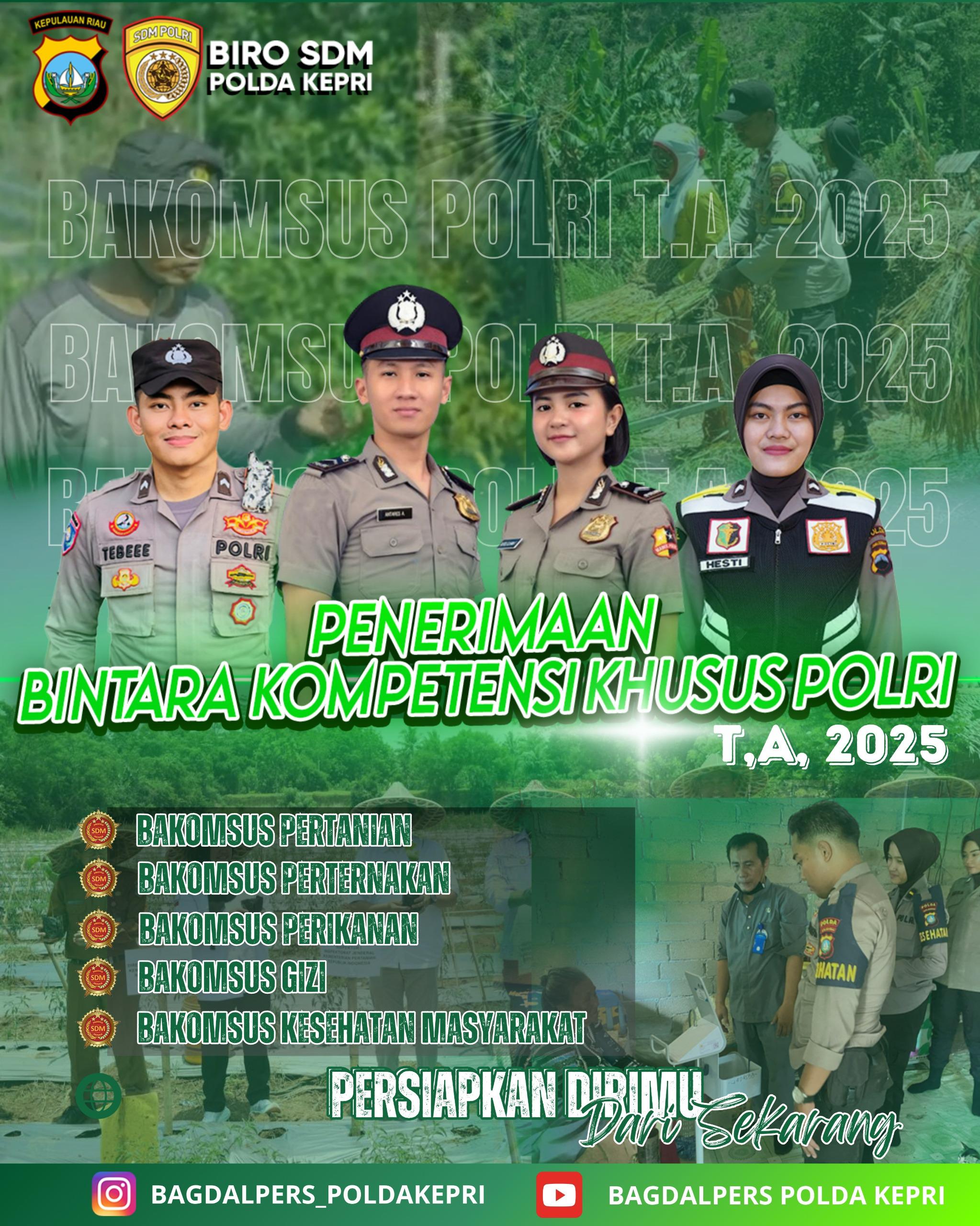Penerimaan Polri Kompetensi Khusus Lulusan Pertanian dan Kesehatan Masyarakat Sejenisnya - www ...
